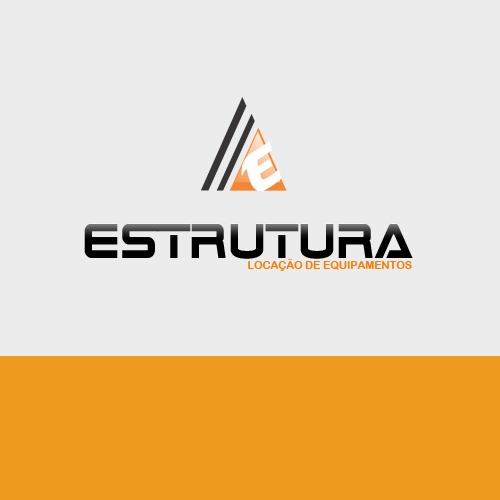 ESTRUTURA locaçao de equipamentos | Criação de Logo Para Construção...