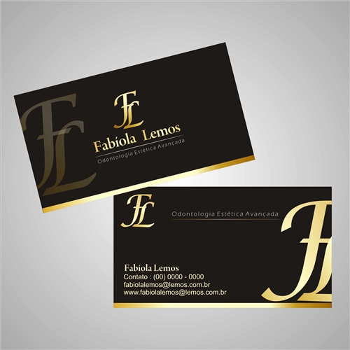 Fabíola Lemos - odontologia estética avançada | Criação de Logo e P...