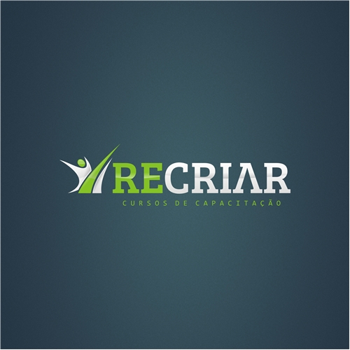 Recriar Cursos de Capacitaçao | Criação de Logo Para Educação & Cursos