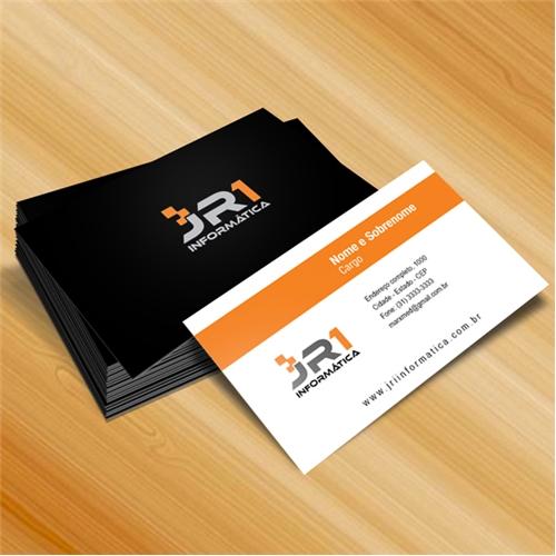 JR1 informática | Criação de Logo e Cartao de Visita Para Computado...
