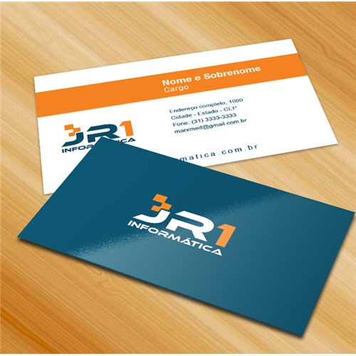 JR1 informática | Criação de Logo e Cartao de Visita Para Computado...