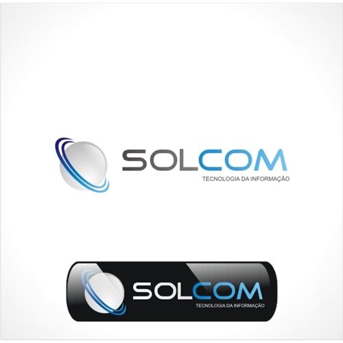 SOLCOM | Criação de Logo Para Computador & Internet