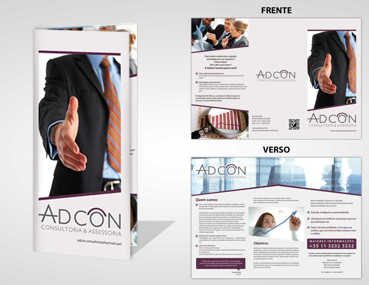 Adcon Consultoria e Assessoria LTDA | Criação de Folder Para