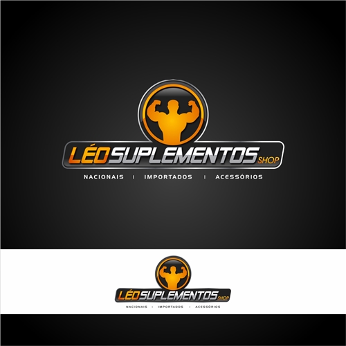 Leo Suplementos Shop | Criação de Logo e Cartao de Visita Para Comp...