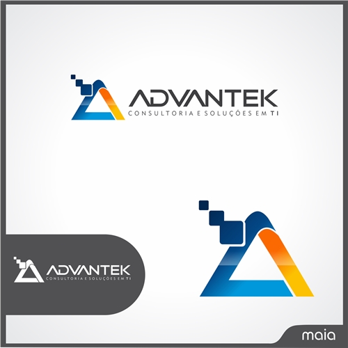 Advantek | Criação de Logo Para Computador & Internet