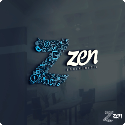 ZEN Social Media | Criação de Logo e Papelaria (6 itens) Para Marke...