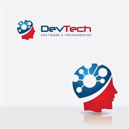 DevTech - Software e treinamentos | Criação de Logo Para Computador...