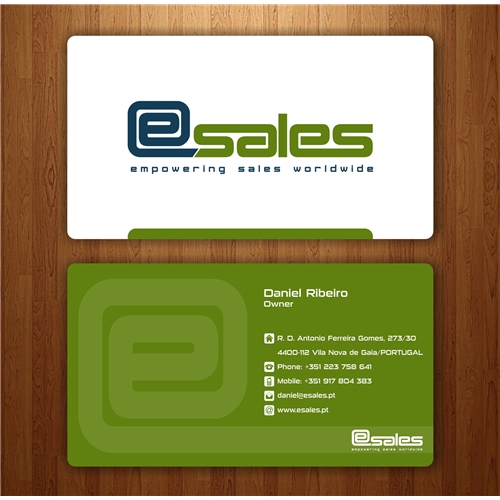 ESALES | Criação de Logo e Cartao de Visita Para Alimentos & Bebidas