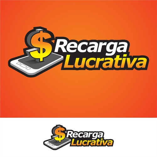 RECARGA LUCRATIVA | Criação de Logo Para Marketing & Comunicação
