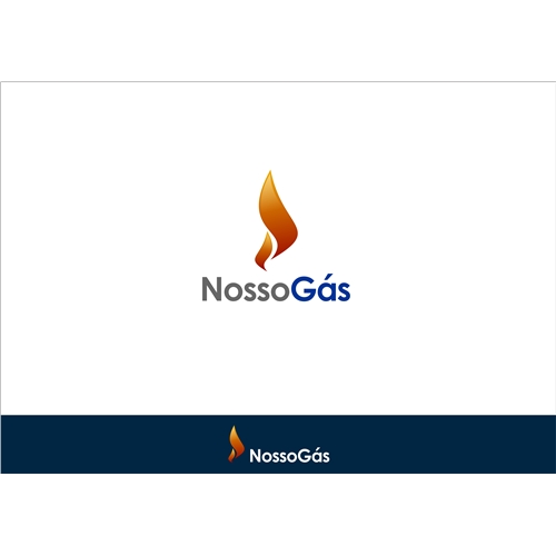 Nosso Gás | Criação de Logo Para Tecnologia & Ciencias