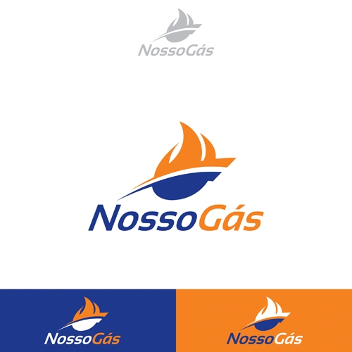 Nosso Gás | Criação de Logo Para Tecnologia & Ciencias