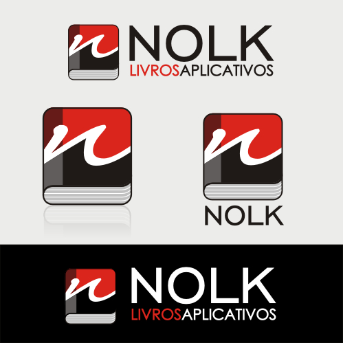 Nolk - Livros Aplicativos | Criação de Logo Para