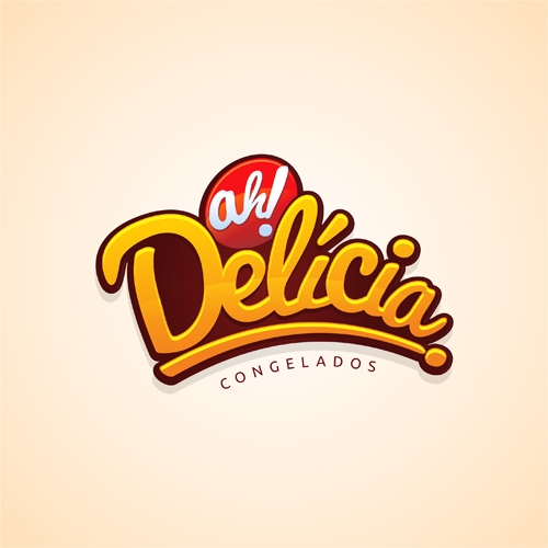 Ah! Delicia | Criação de Logo Para Alimentos & Bebidas