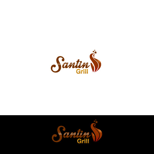 Santin Grill | Criação de Logo Para