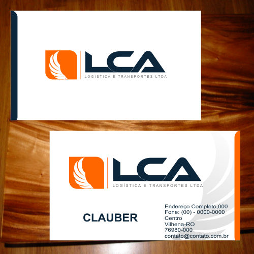 LCA Logística e Transportes Ltda | Criação de Logo e Cartao de Visi...