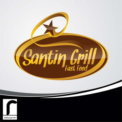 Santin Grill | Criação de Logo Para