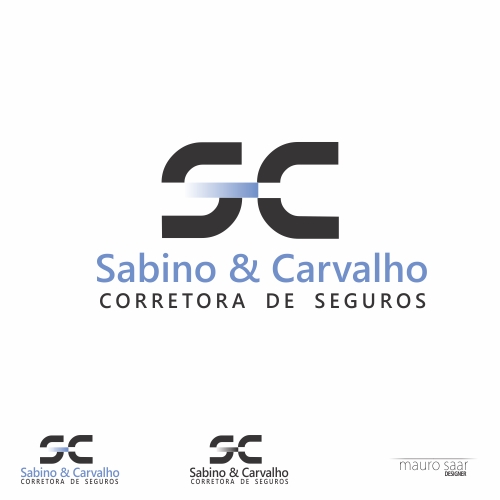Sabino & Carvalho Corretora de Seguros | Criação de Logo Para Consu...
