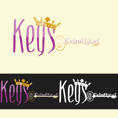 Keys Cosméticos | Criação de Logo Para