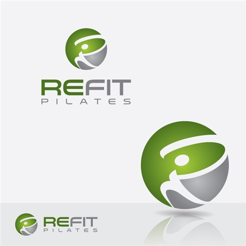 REFIT PILATES | Criação de Logo e Cartao de Visita Para Saúde & Nut...