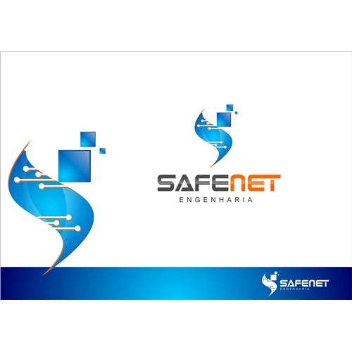 SafeNet Engenharia | Criação de Logo e Papelaria (6 itens) Para Com...