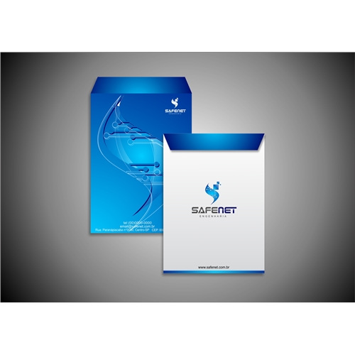 SafeNet Engenharia | Criação de Logo e Papelaria (6 itens) Para Com...