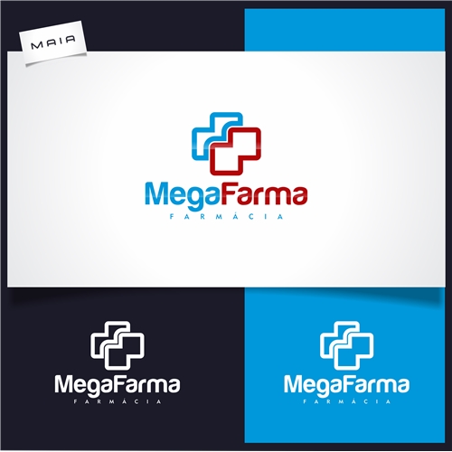 MEGAFARMA | Criação de Logo Para Saúde & Nutrição