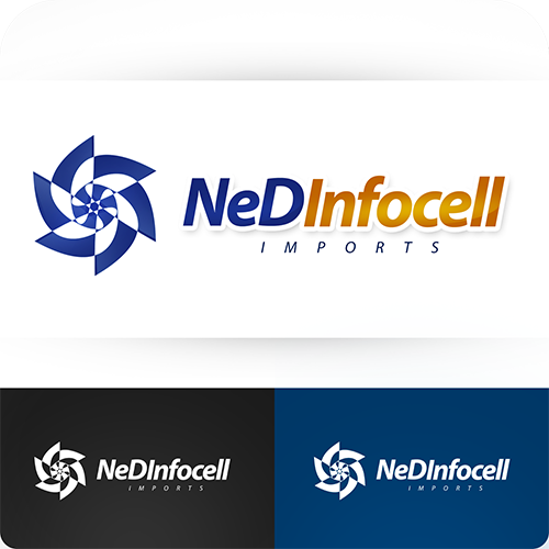NeD InfoCell Imports | Criação de Logo Para
