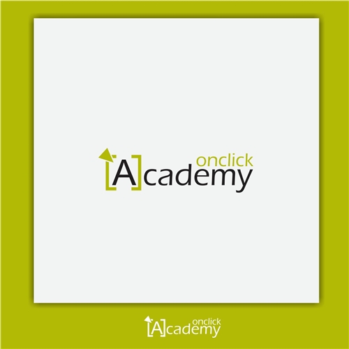 Onclick Academy Logo | Criação de Logo Para Educação & Cursos