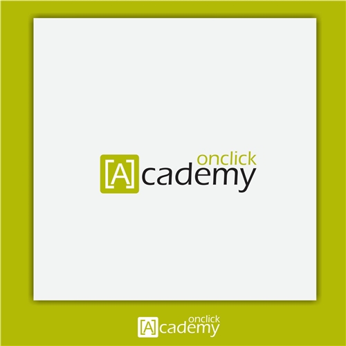 Onclick Academy Logo | Criação de Logo Para Educação & Cursos