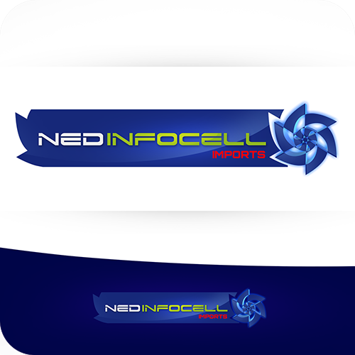 NeD InfoCell Imports | Criação de Logo Para