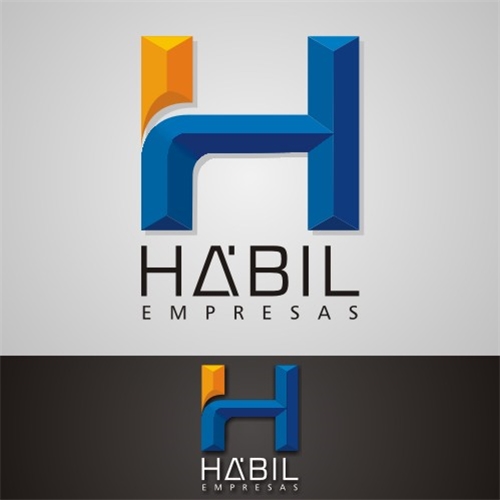 Hábil Empresas | Criação de Logo em 3D Para Imóveis
