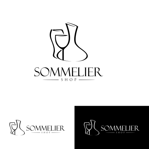 Sommelier Shop | Criação de Logo Para Alimentos & Bebidas