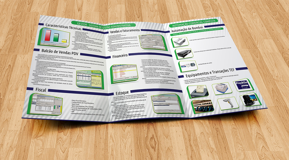 Techmaster Informática | Criação de Folder Para tecnologia