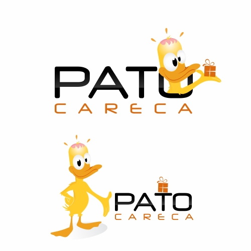 PATO CARECA | Criação de Logo Para Computador & Internet
