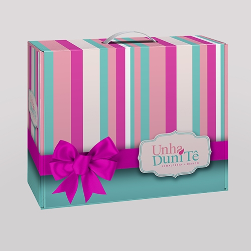 Embalagem presente e porta esmaltes | Criação de Embalagem (unidade...