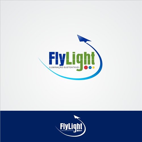 FlyLight | Criação de Logo Para Alta Tecnologia na área aviaçao