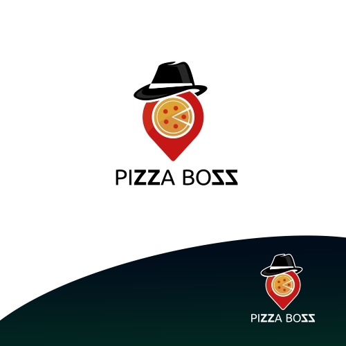 Pizza Boss | Criação de Logo Para Alimentos & Bebidas