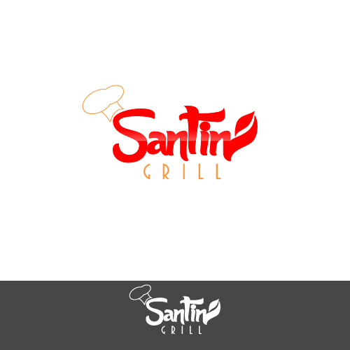 Santin Grill | Criação de Logo Para Saúde & Nutrição