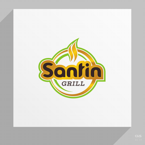 Santin Grill | Criação de Logo Para Saúde & Nutrição