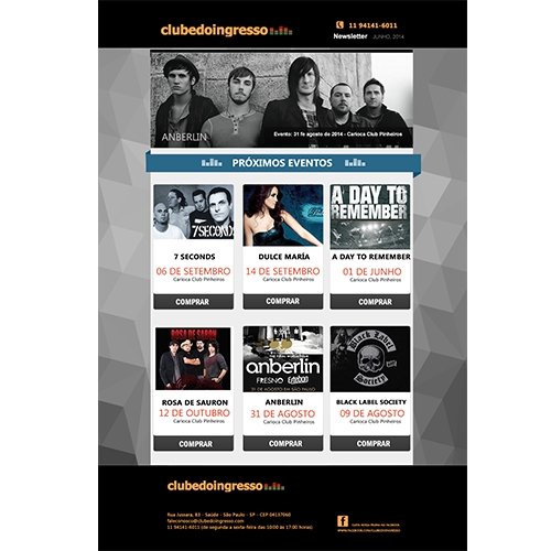 Estrutura Para e-Mail Marketing | Criação de Layout Email Mkt/Newsl...