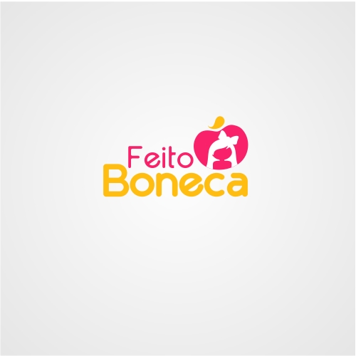 Feito Boneca | Criação de Logo Para Computador & Internet