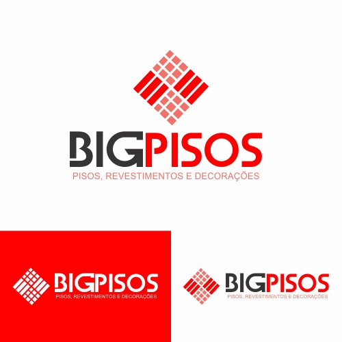 Big Pisos | Criação de Logo Para Construção & Engenharia