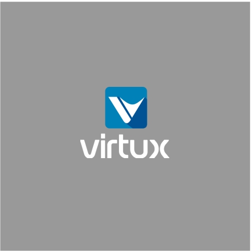 Criaçao logo software Virtux | Criação de Logo Para Computador & In...