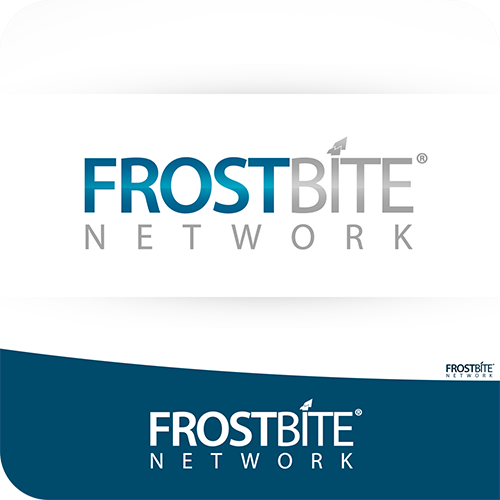 Frostbite Network | Criação de Logo Para publicidade