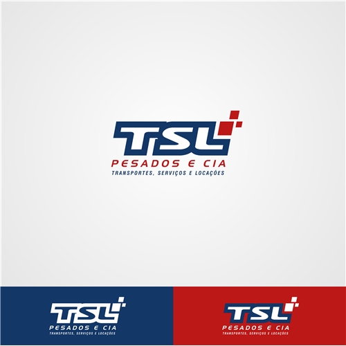 TSL- PESADOS E CIA | Criação de Logo e Cartao de Visita Para Logíst...