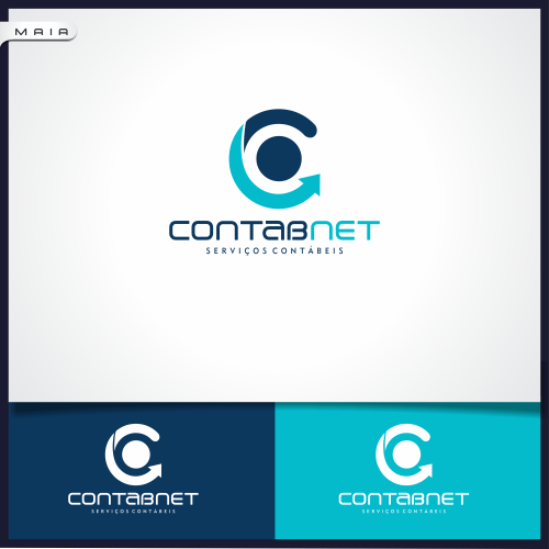 ContabNET Serviços Contábeis | Criação de Logo Para servicos