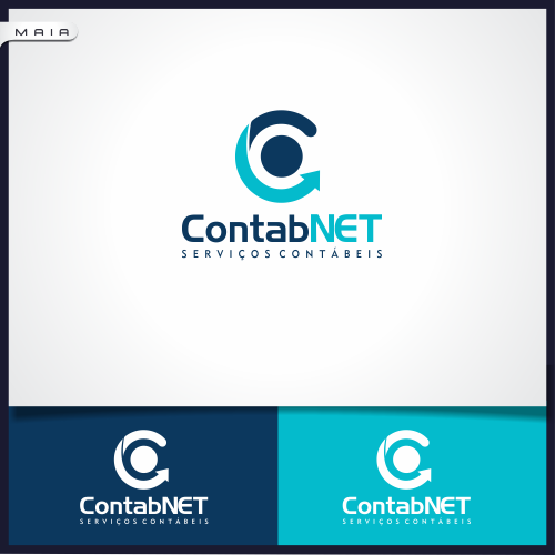 ContabNET Serviços Contábeis | Criação de Logo Para servicos