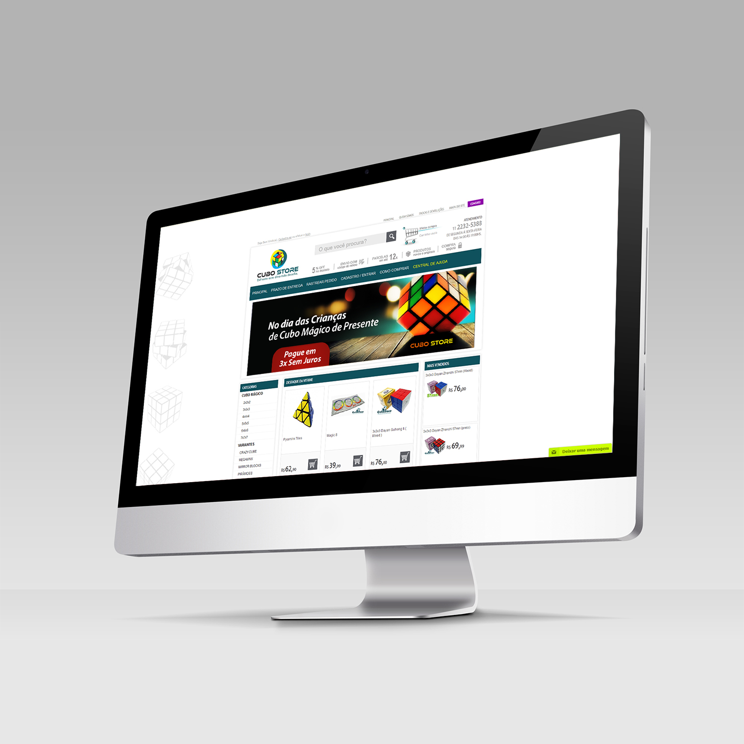 Cubo Store | Criação de Banner Digital Para lazer