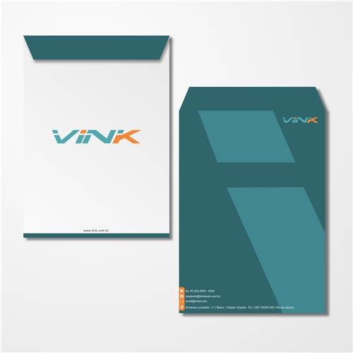 Vinik | Criação de Logo e Papelaria (6 itens) Para Computador & Int...