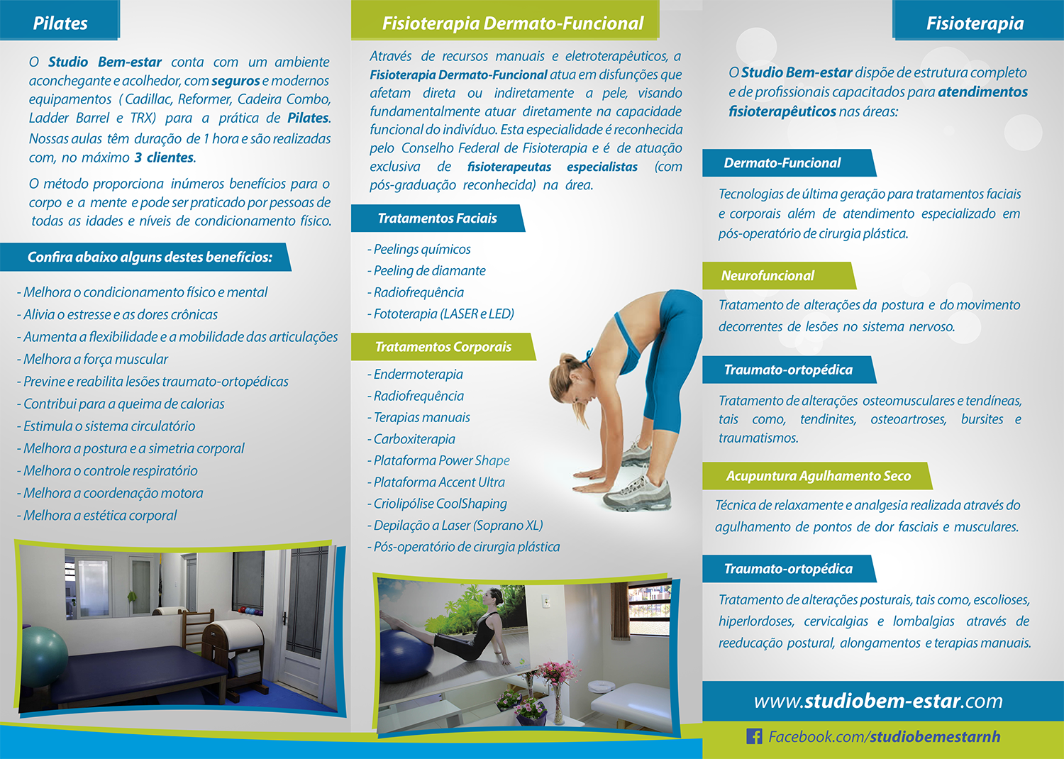 Studio Bem-estar | Criação de Folder Para